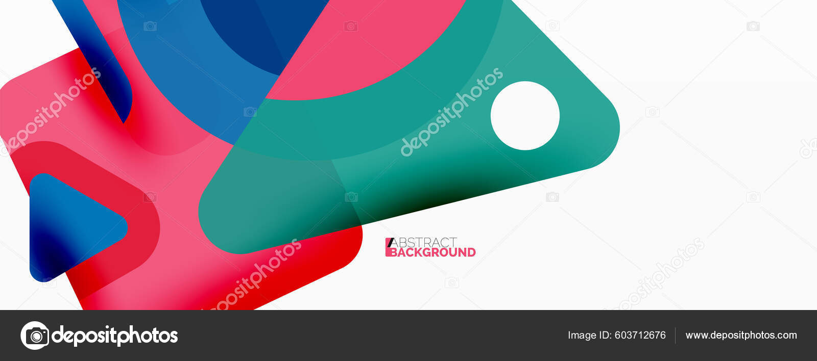 Primitive Geometric Shapes Line Triangle Square Circle Composition ...