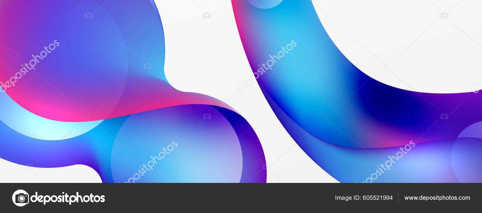 Fluid Abstract Background Liquid Color Gradients Composition Shapes ...