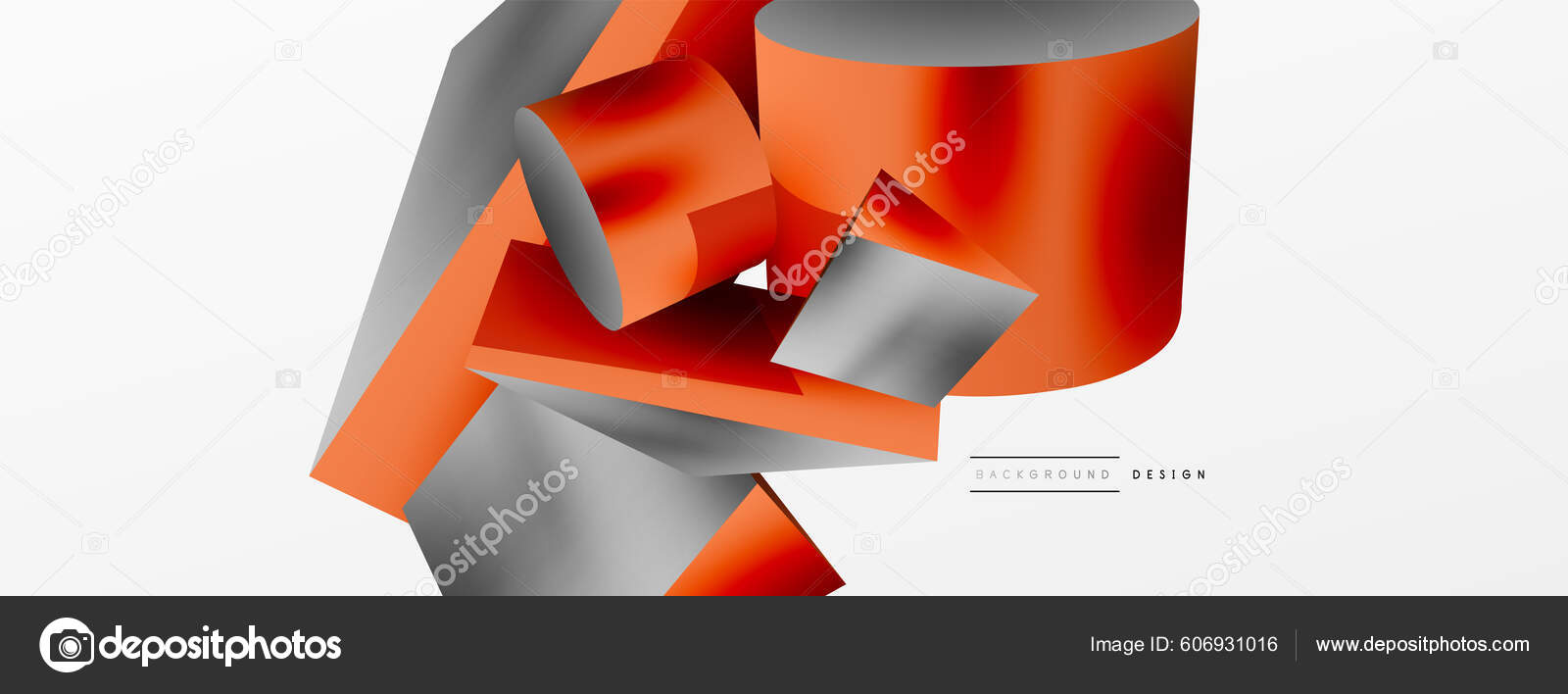 Vector Abstract Background Shapes Triangle Cylinder Trendy Techno ...