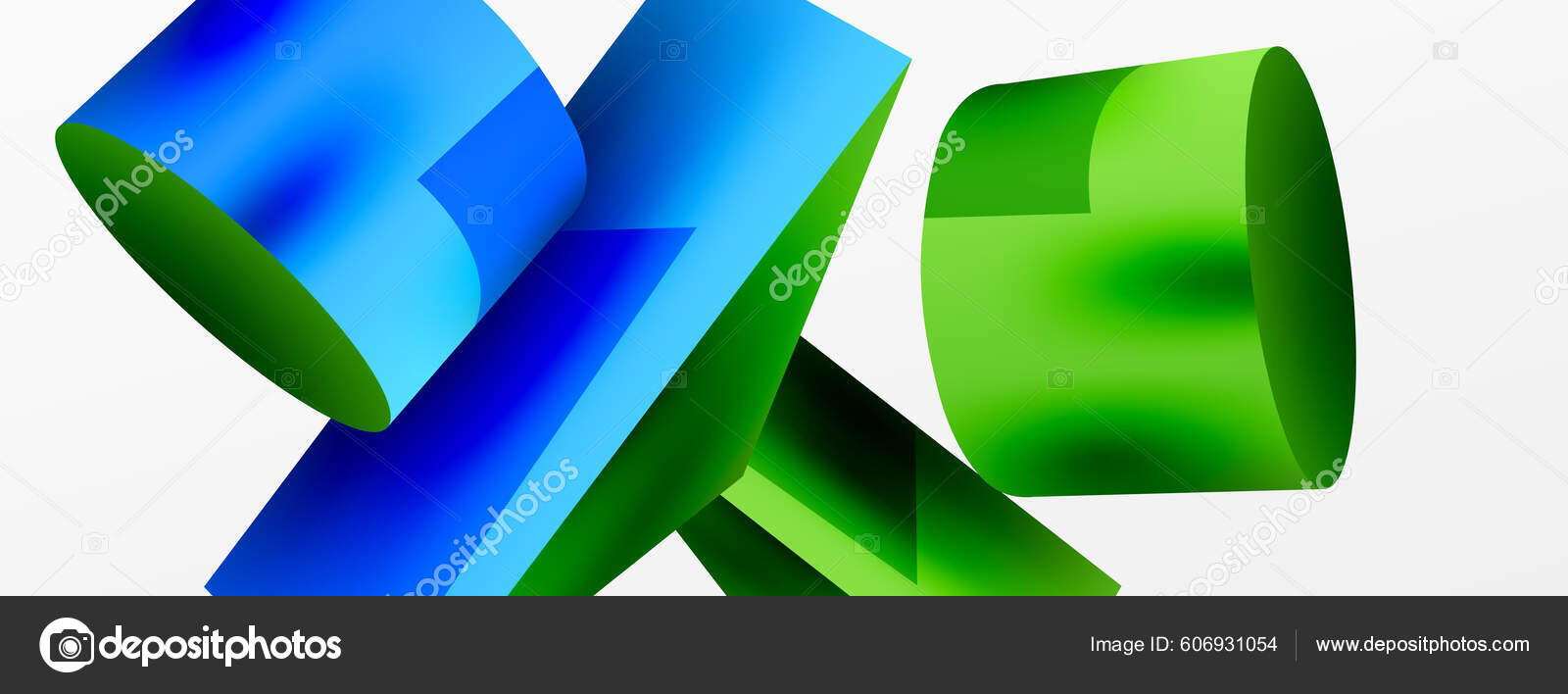 Vector Abstract Background Shapes Triangle Cylinder Trendy Techno ...