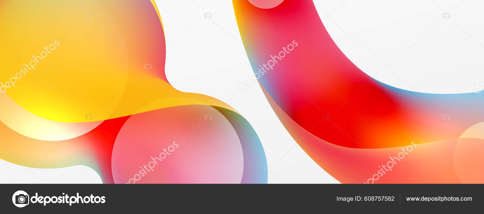 Fluid Abstract Background Liquid Color Gradients Composition Shapes ...