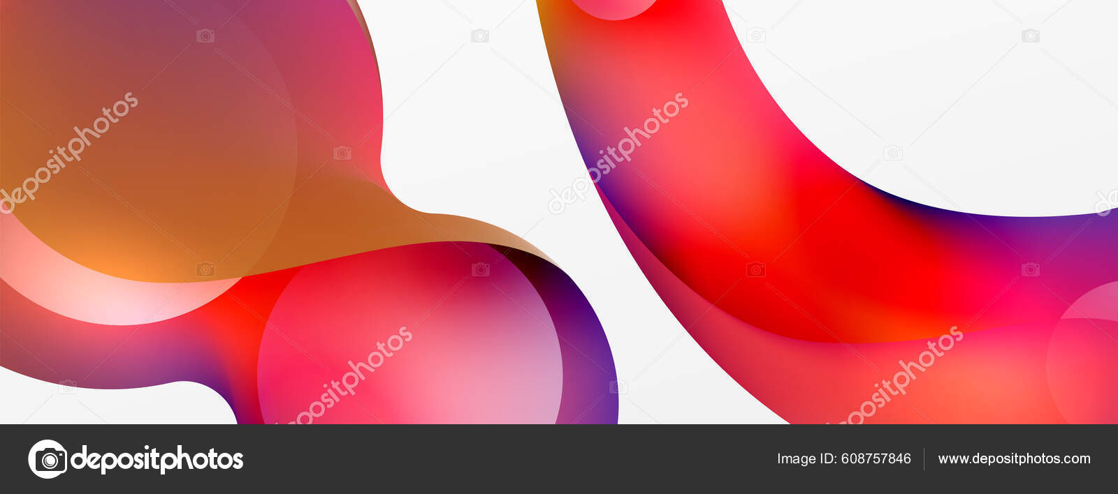 Fluid Abstract Background Liquid Color Gradients Composition Shapes ...