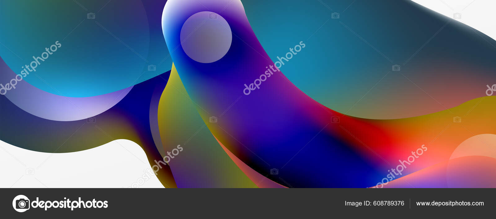 Fluid Abstract Background Liquid Color Gradients Composition Shapes ...