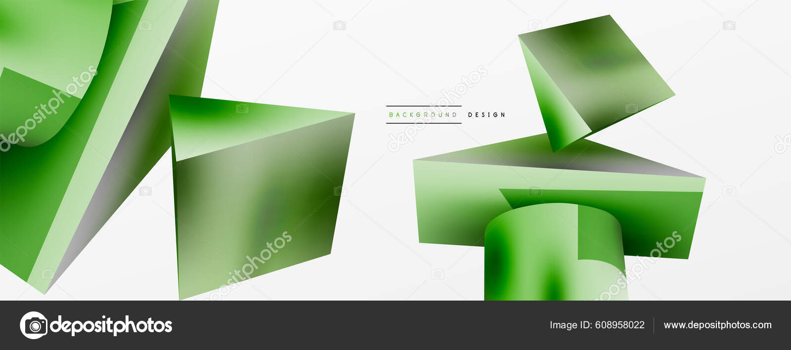 Vector Abstract Background Shapes Triangle Cylinder Trendy Techno ...
