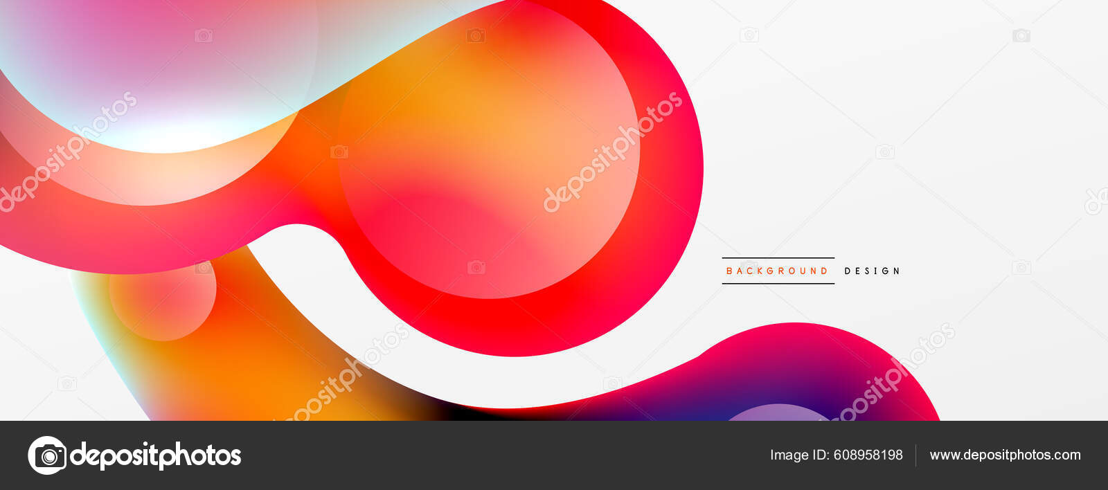 Fluid Abstract Background Liquid Color Gradients Composition Shapes ...