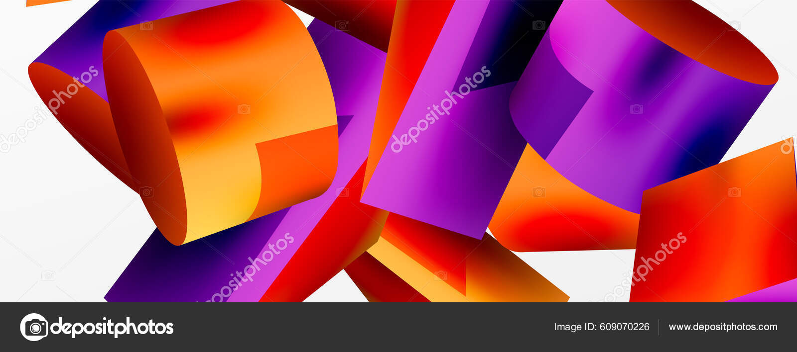 Vector Abstract Background Shapes Triangle Cylinder Trendy Techno ...