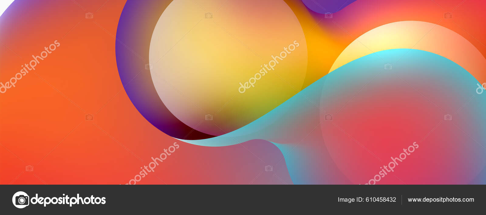 Fluid Abstract Background Liquid Color Gradients Composition Shapes ...