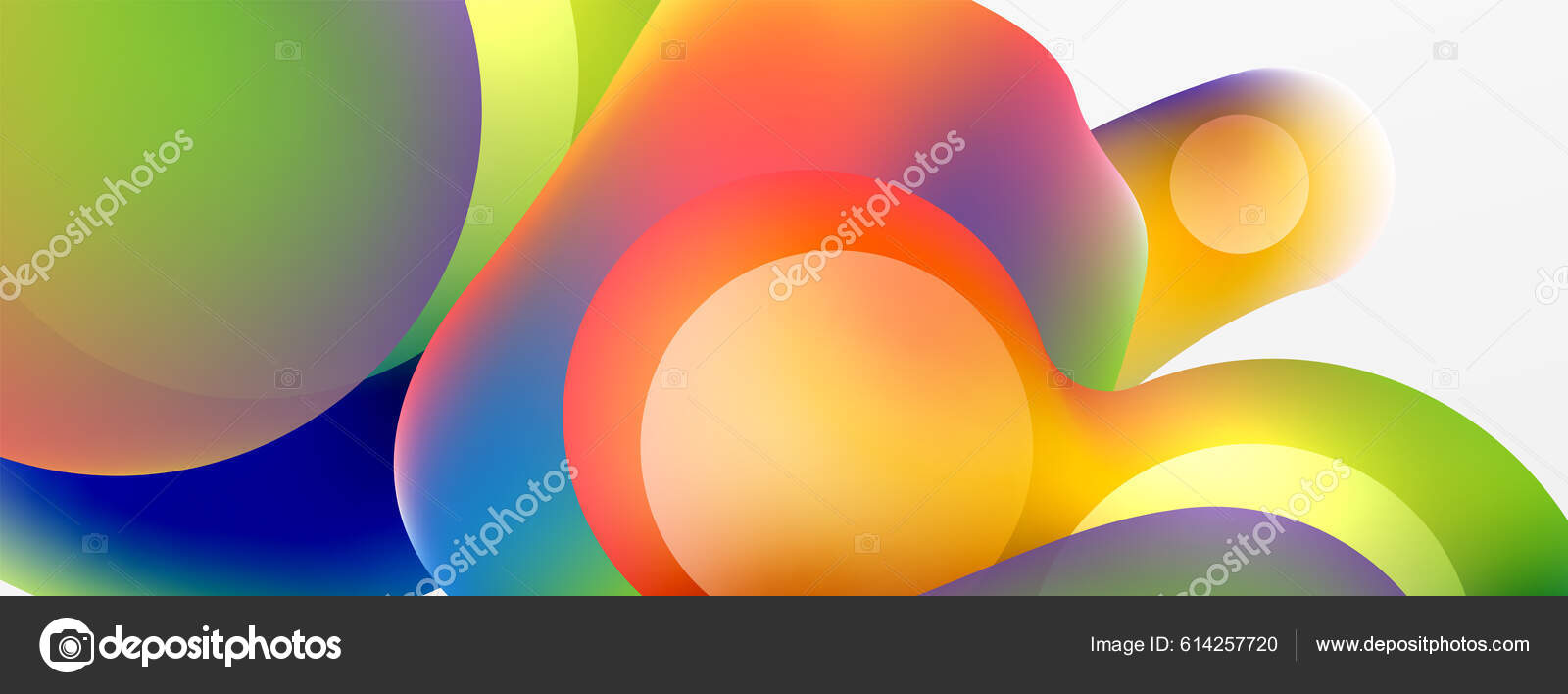 Fluid Abstract Background Liquid Color Gradients Composition Shapes ...