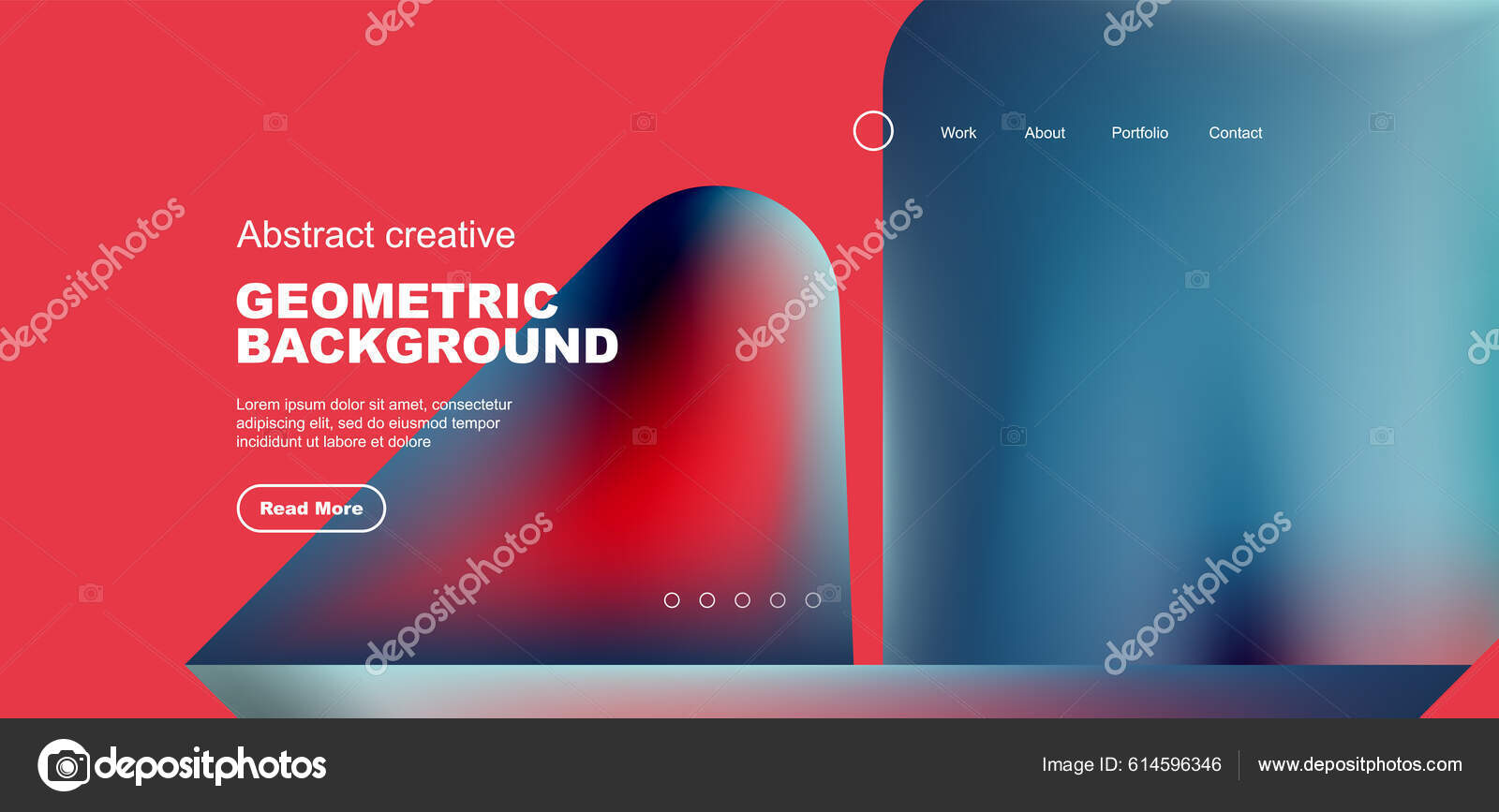 Liquid Shapes Flowing Gradient Colors Geometric Circle Triangles Vector ...