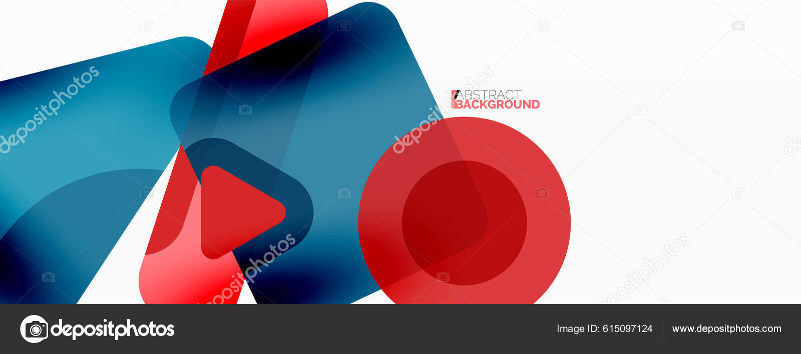 Primitive Geometric Shapes Line Triangle Square Circle Composition ...