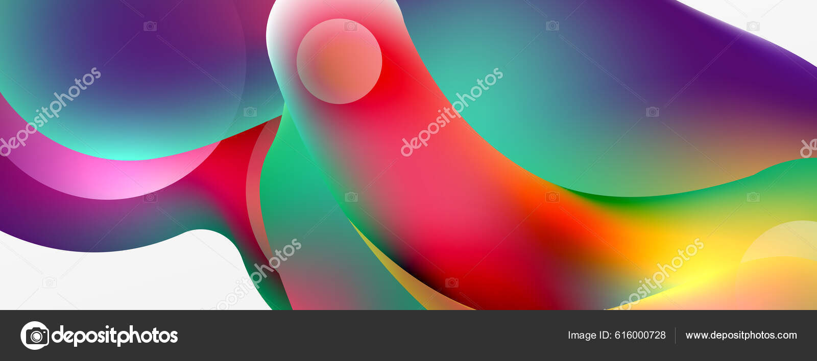Fluid Abstract Background Liquid Color Gradients Composition Shapes ...