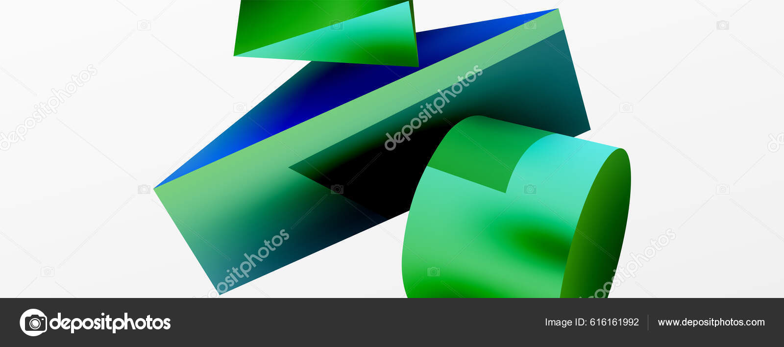 Vector Abstract Background Shapes Triangle Cylinder Trendy Techno ...