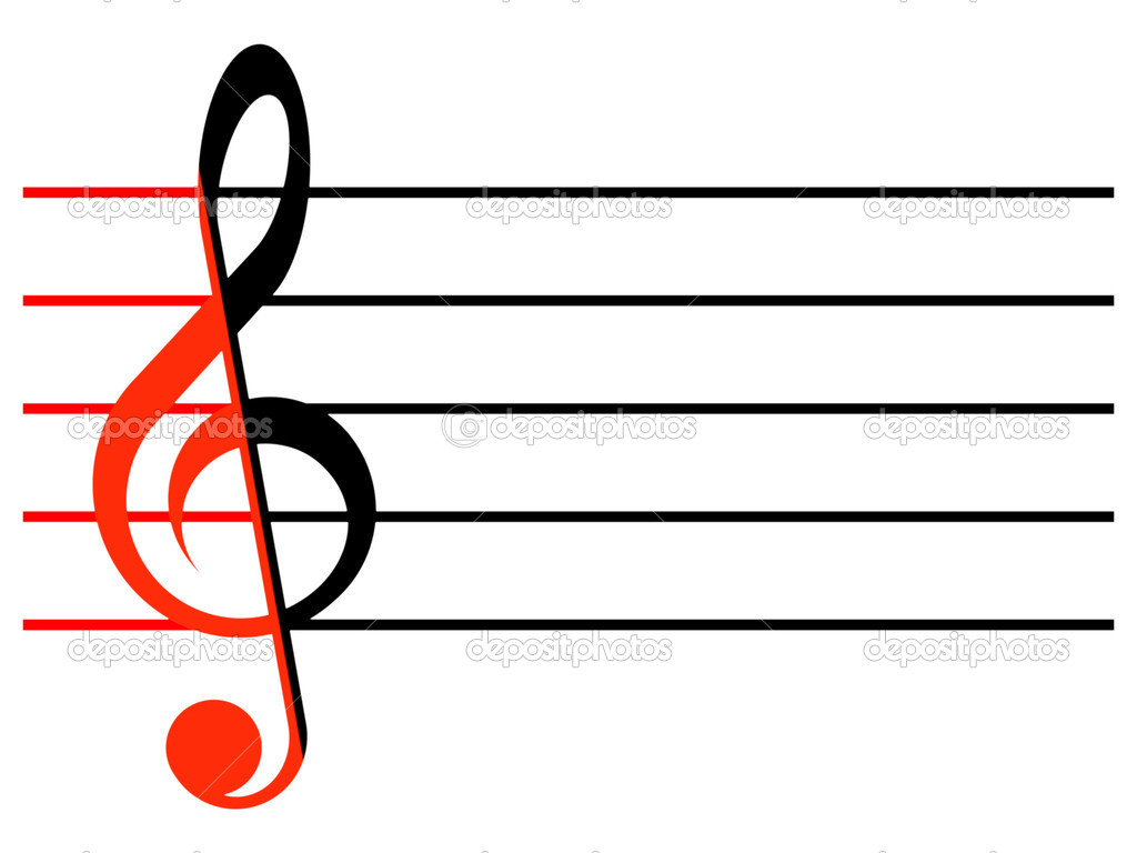 Treble clef — Stock Photo © Leoco #42486341