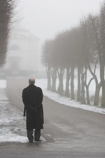 Sad Person Walking Away