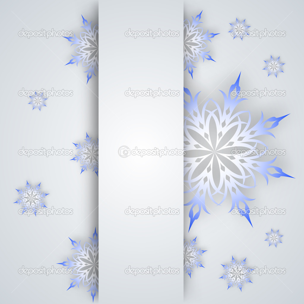 Snowflake on a paper background Stock Vector Image by ©Natali-Ka #35873507