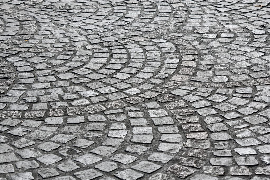 Old cobble stone street Stock Photo by ©Hackman 13202979