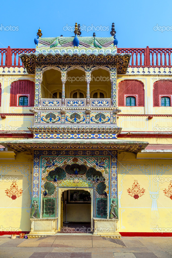 Chandra Mahal in City Palace, Jaipur, India — Stock Photo © Hackman ...