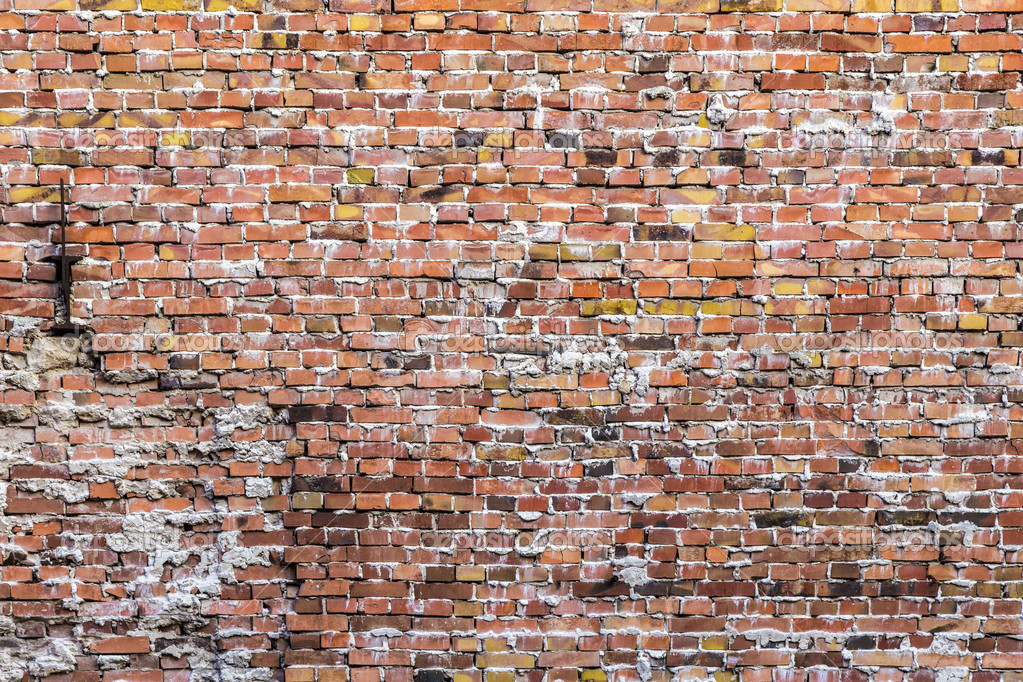 Pattern of old historic brick wall — Stock Photo © Hackman #35696003