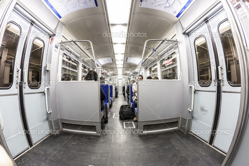 Train compartment with people – Stock Editorial Photo © Hackman #48580057