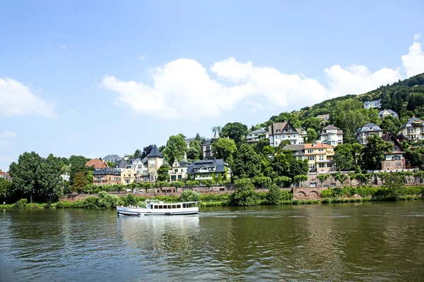 River cruise ship on the Neckar - Stock Image - Everypixel