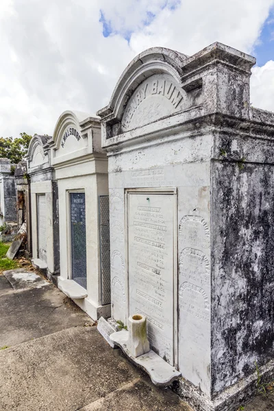 Lafayette cemetery in New Orleans with historic Grave Stones – Stock ...