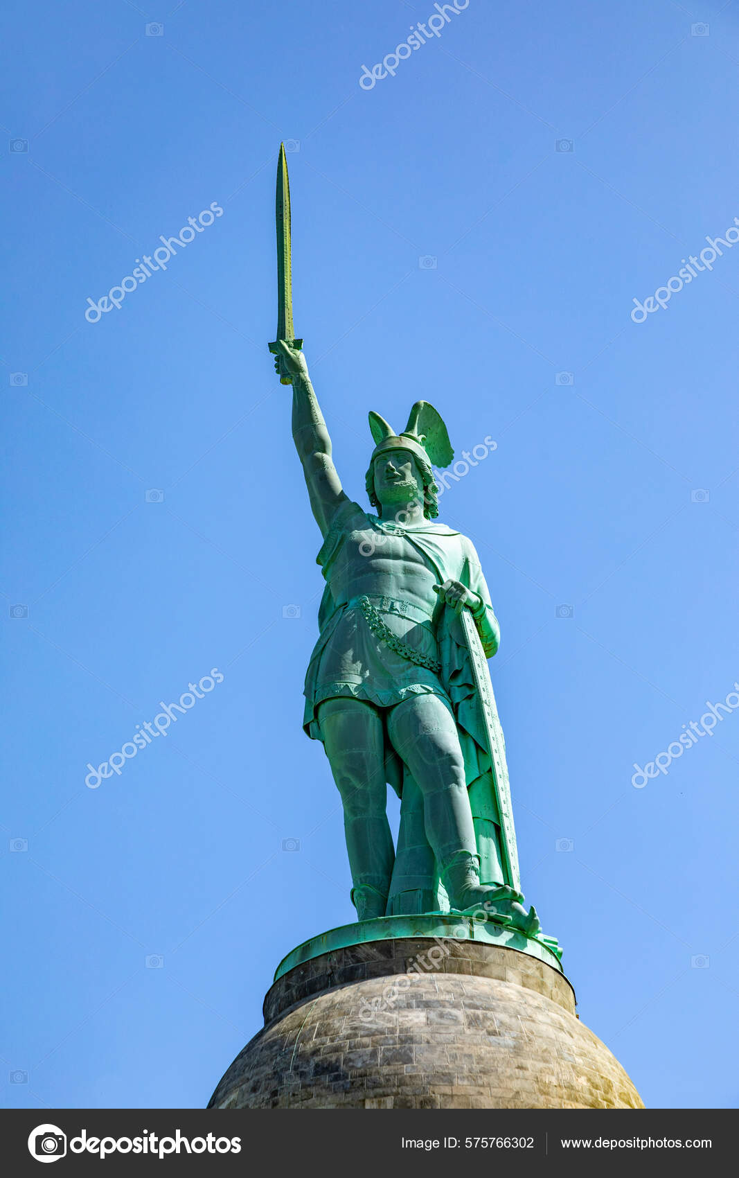 Arminius Monument Teutoburg Forest Westfalia Detmold Hermannsdenkmal ...