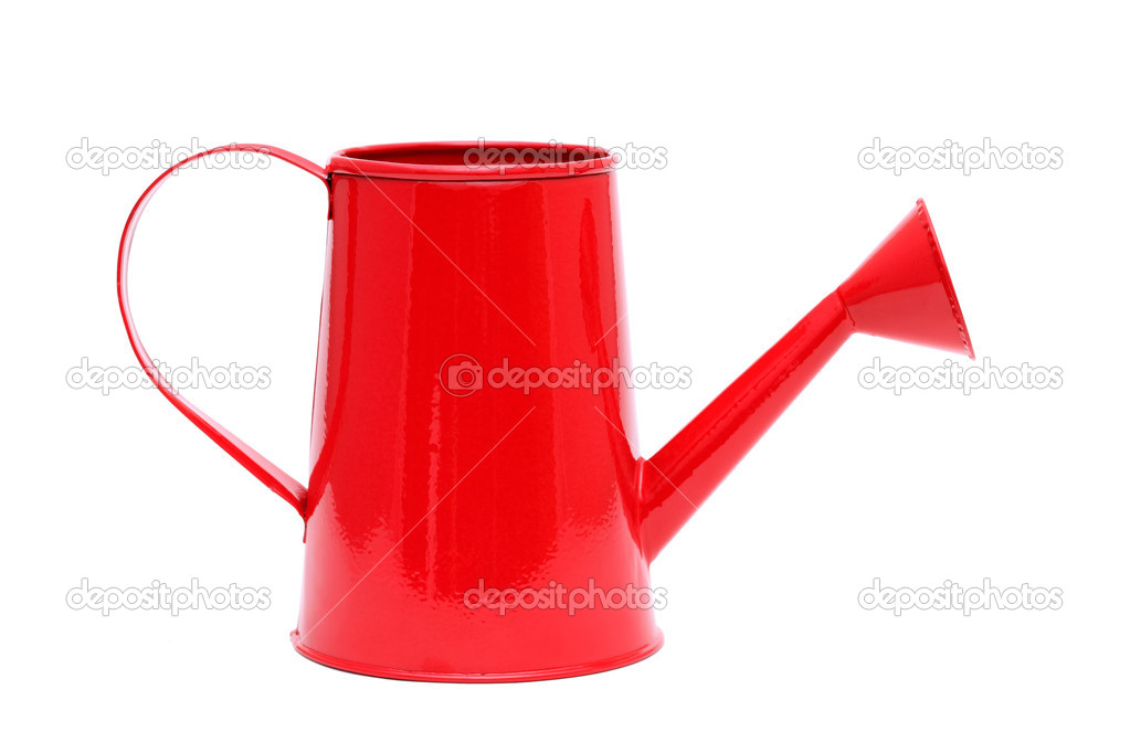 Red watering can Stock Photo by ©akiyoko74 32925425
