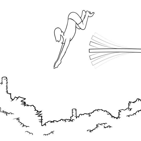 Diving Board Drawing