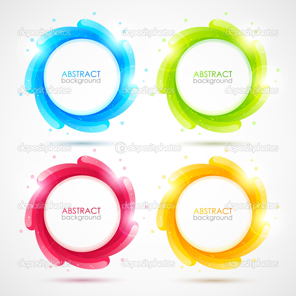 Set of colorful circle elements Stock Vector Image by ©Jack1e #31751013