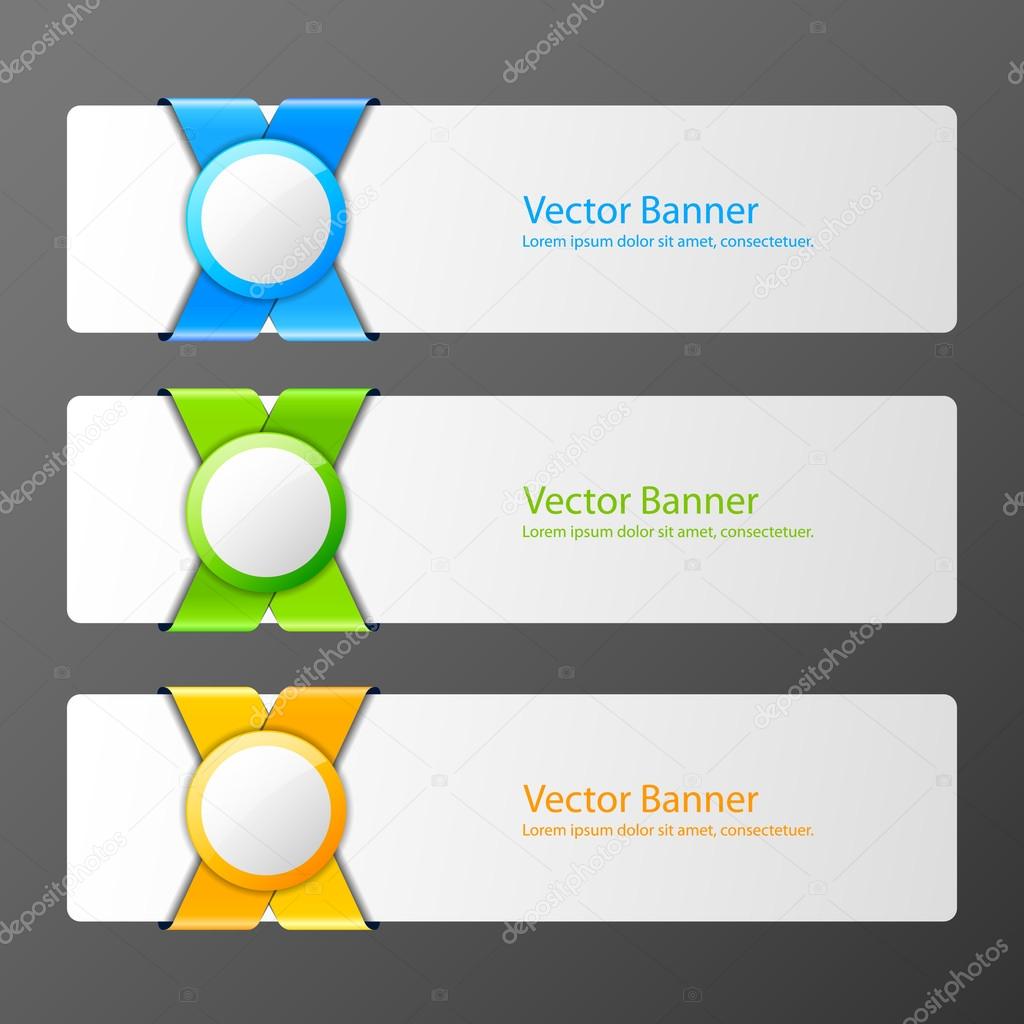 Set of vector banners Stock Vector Image by ©Jack1e #34927677