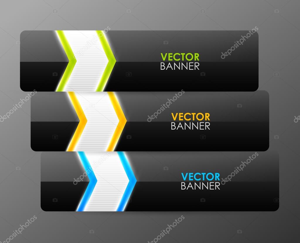 Set of vector banners Stock Vector Image by ©Jack1e #39228413