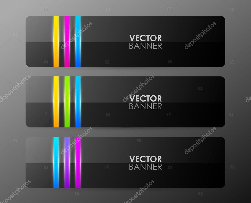 Glossy vector banners set Stock Vector Image by ©Jack1e #39228511