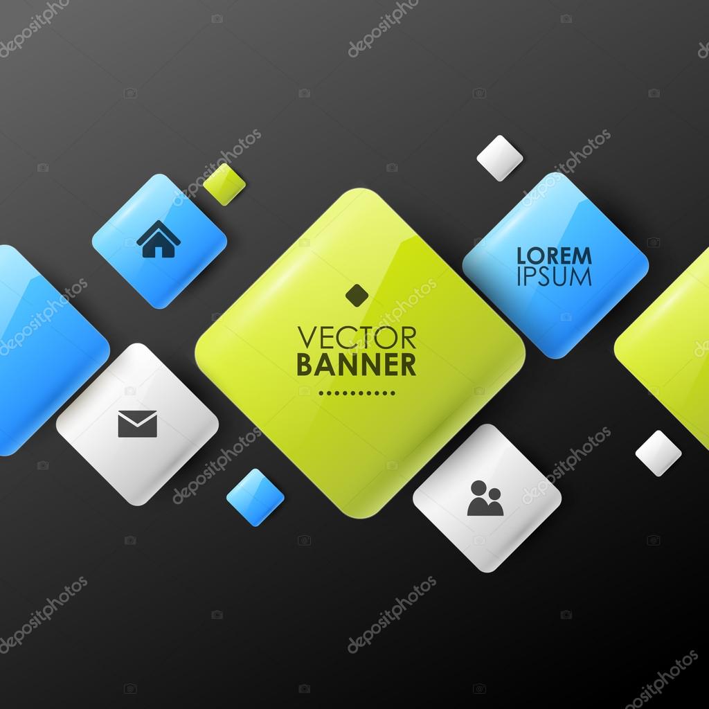 Geometric glossy background Stock Vector Image by ©Jack1e #41552027