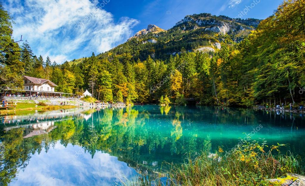 Blausee, Schweiz — Stockfoto © akulamatiau #18293831