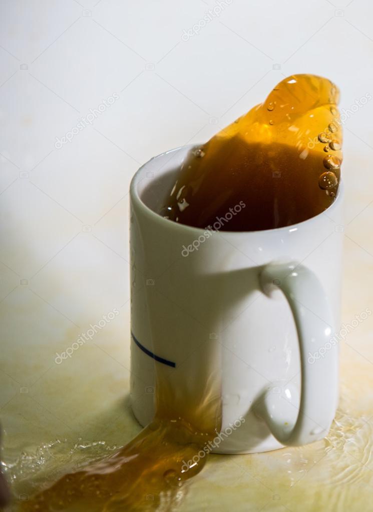 Spilled Coffee — Stock Photo © akulamatiau #23441554