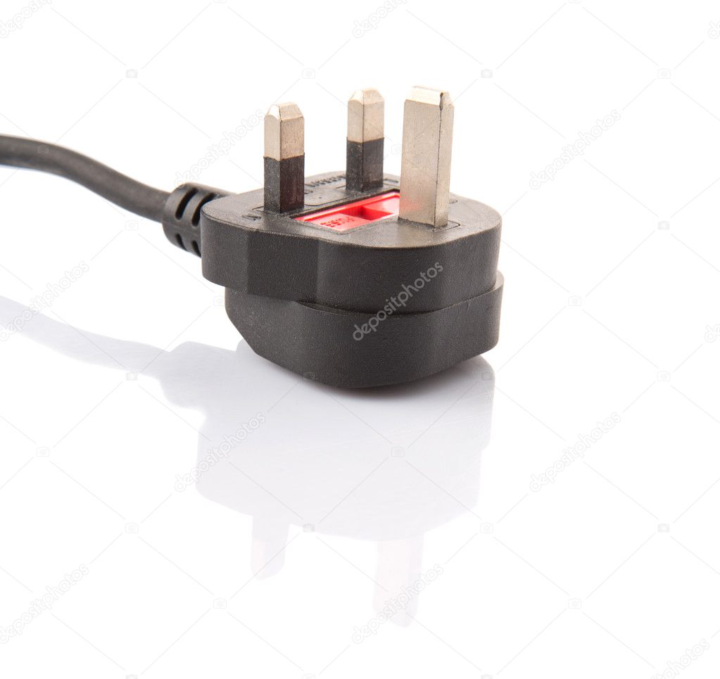 British Standard Three Pin AC Power Plugs — Stock Photo © akulamatiau ...
