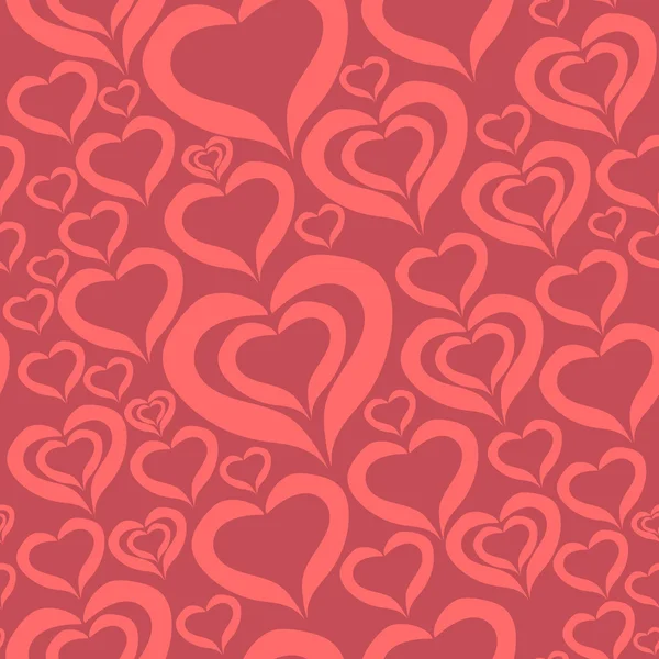 Red heart pattern wallpaper — Stock Vector © alliesinteract #2810831