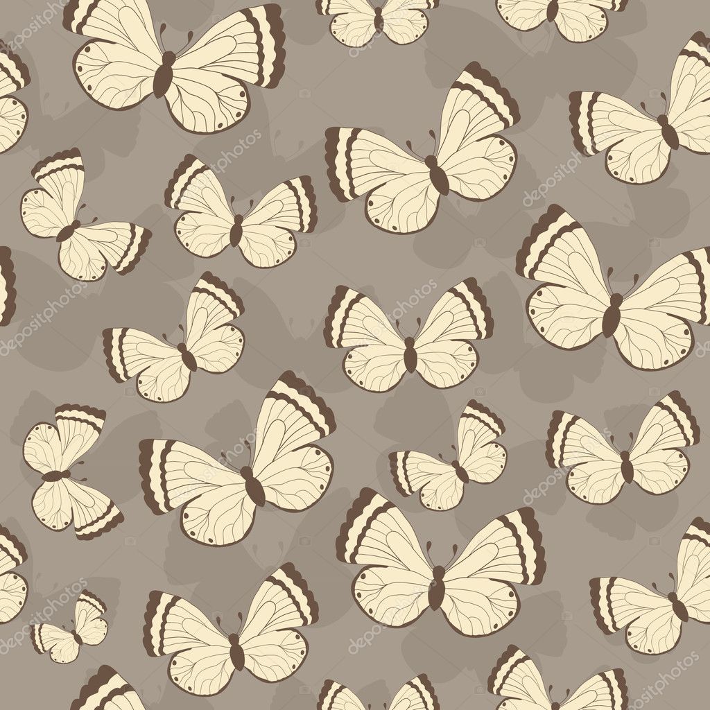 Beautiful butterfly pattern. Vector illustration Stock Vector by ©xarkx ...