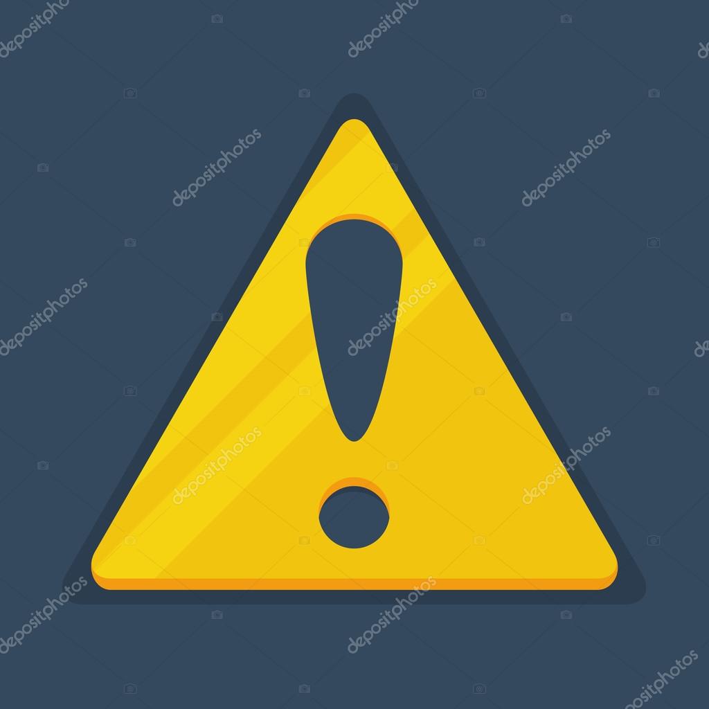 Flat Warning Icon