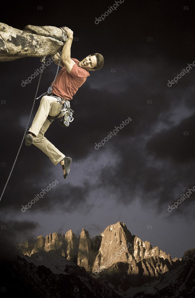 Climber on the edge. Stock Photo by ©gregepperson 48429205