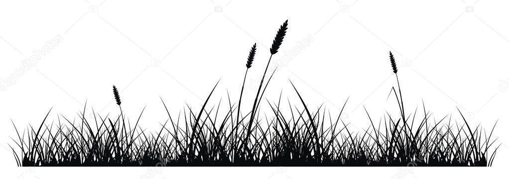 Grass Outline Vector
