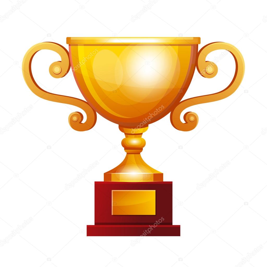 Vítěz zlatý pohár — Stock Vektor © in8finity #37115947