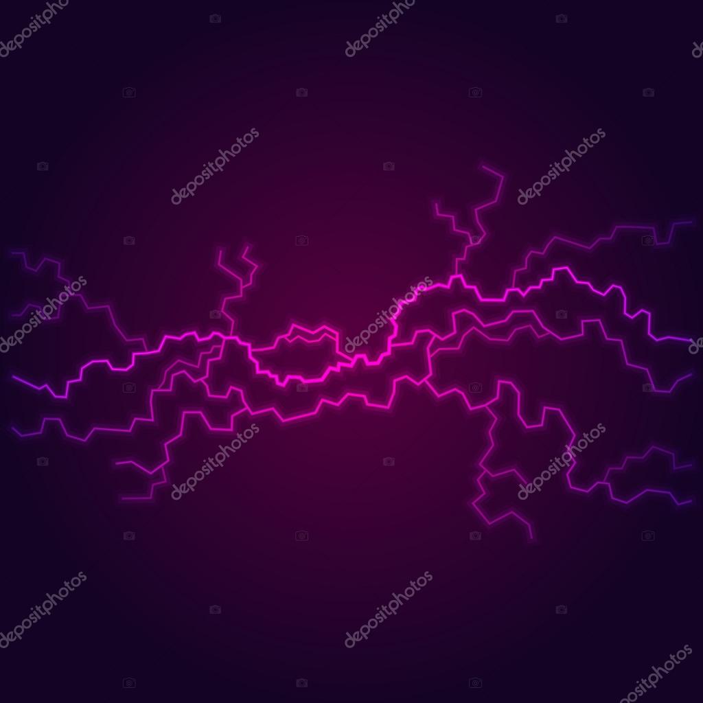 Electric Lighting Effect, Abstract Backgrounds. Vector Stock Vector ...