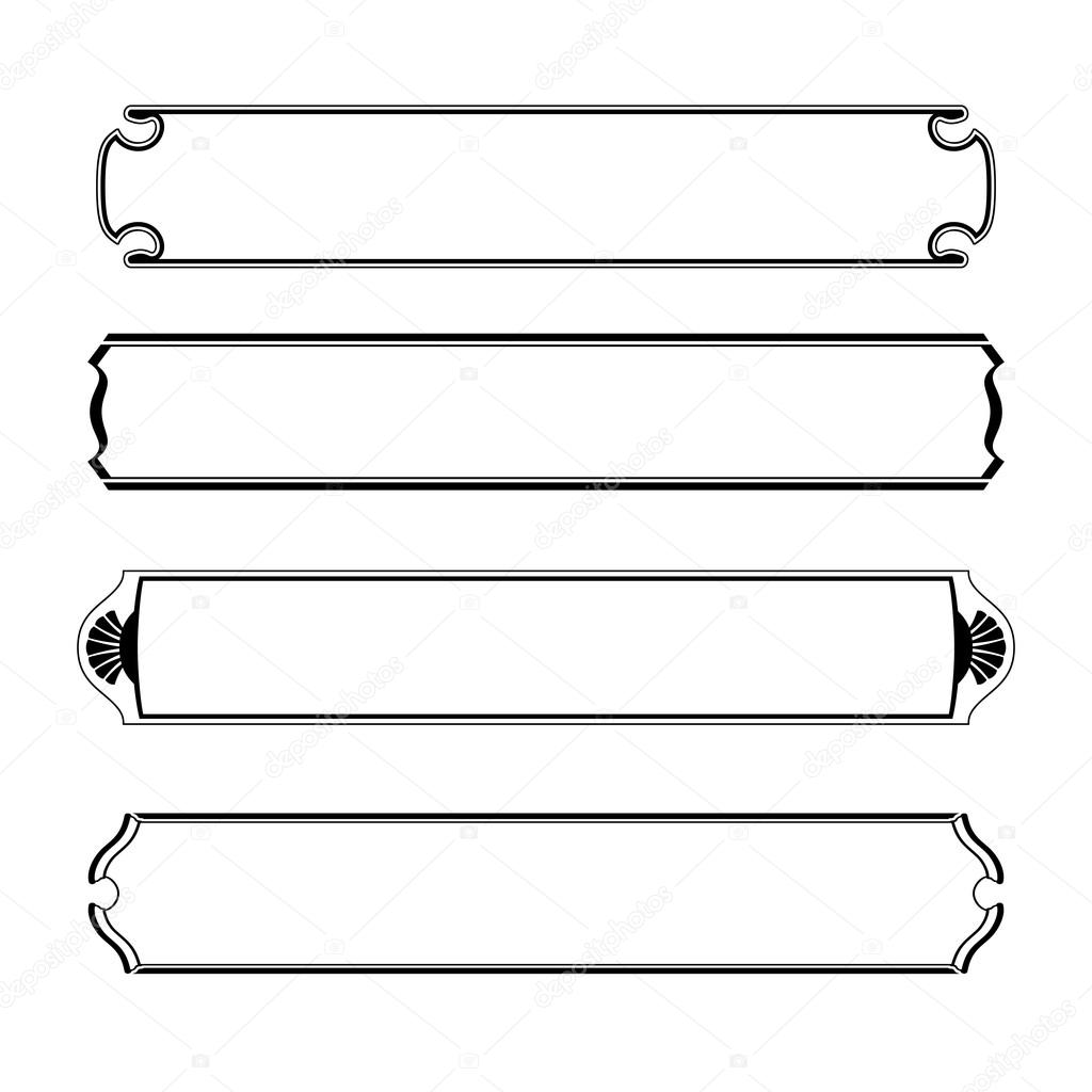 Simple Black Border Frame Vector Image - Infoupdate.org