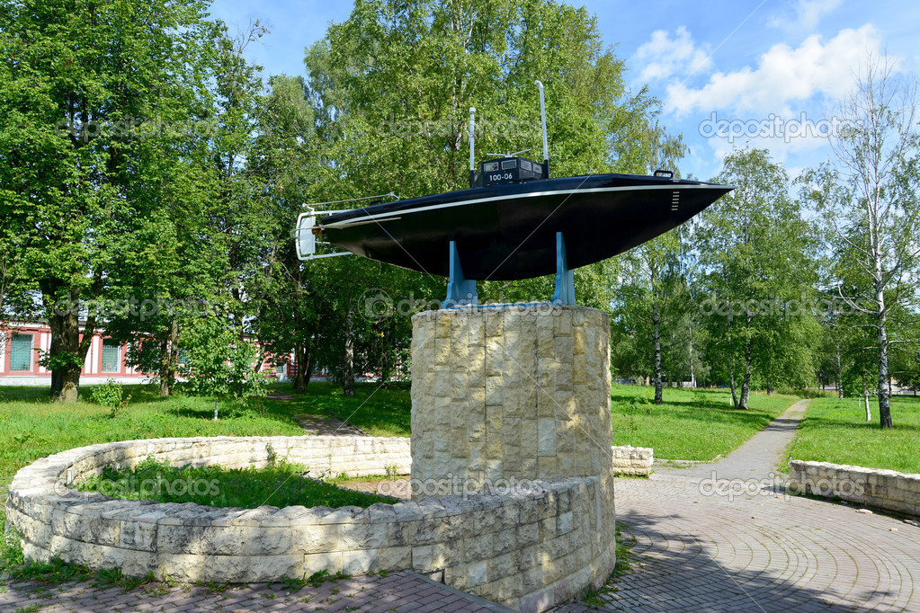 Monument to the first Russian submarine of a design of S. K. Dzh ...