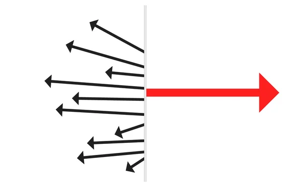 Arrows following dots — Stock Vector © vipervxw #3047689