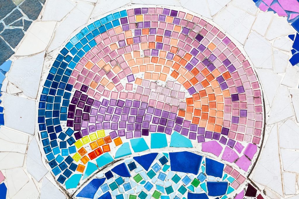 Colorful tile pattern background — Stock Photo © atthapols #18288517