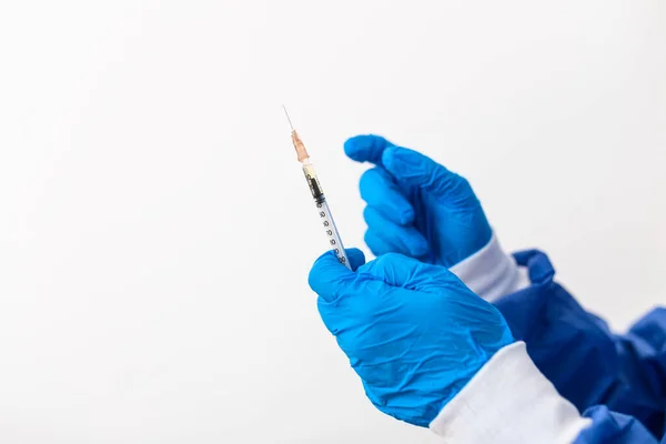 Dokter Atau Perawat Mengenakan Setelan Obat Bius Rumah Sakit Dengan ...