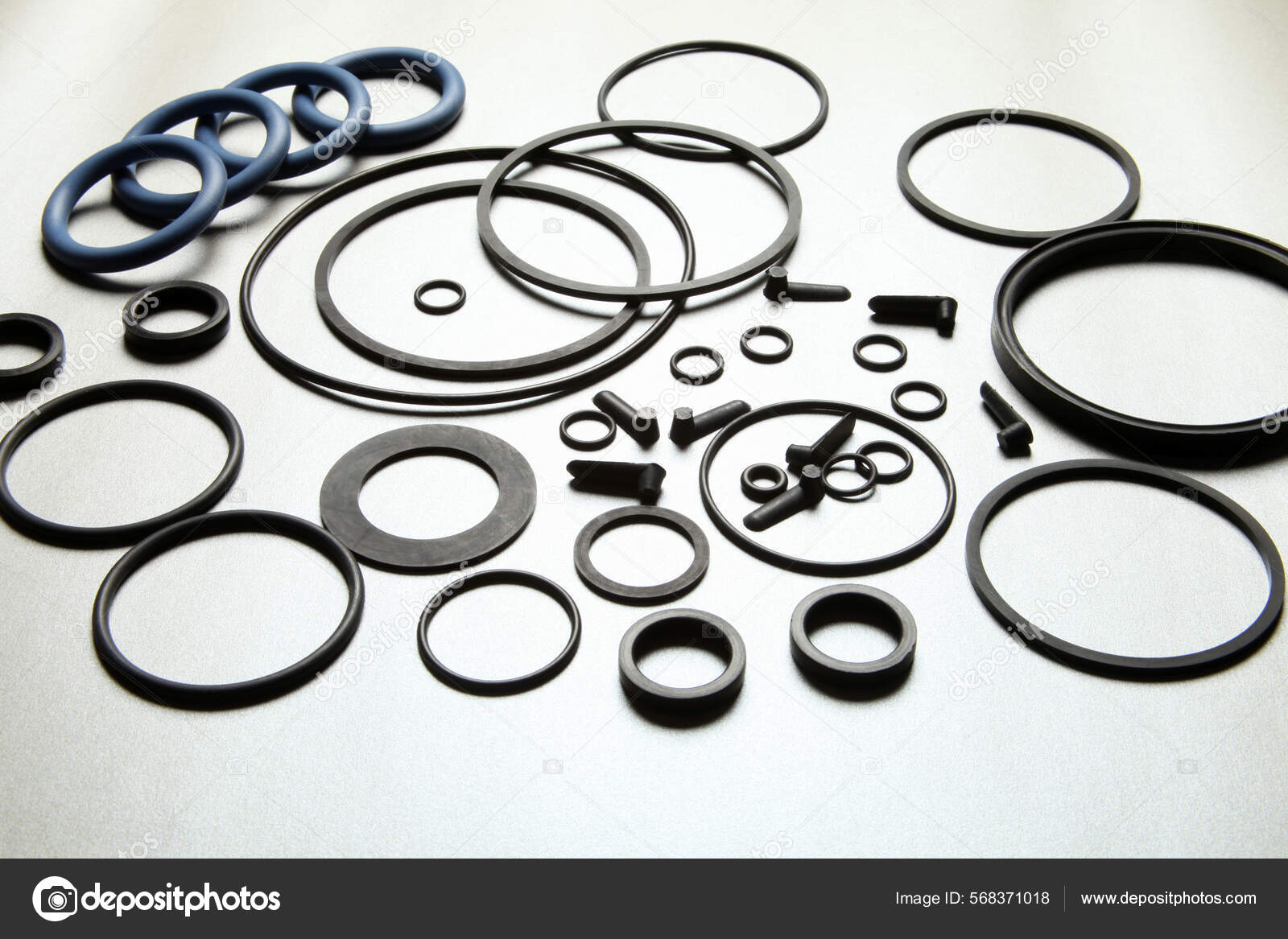 Rubber Ring Rubber Sealing Rings Joint Seals — Stock Photo © reflex ...
