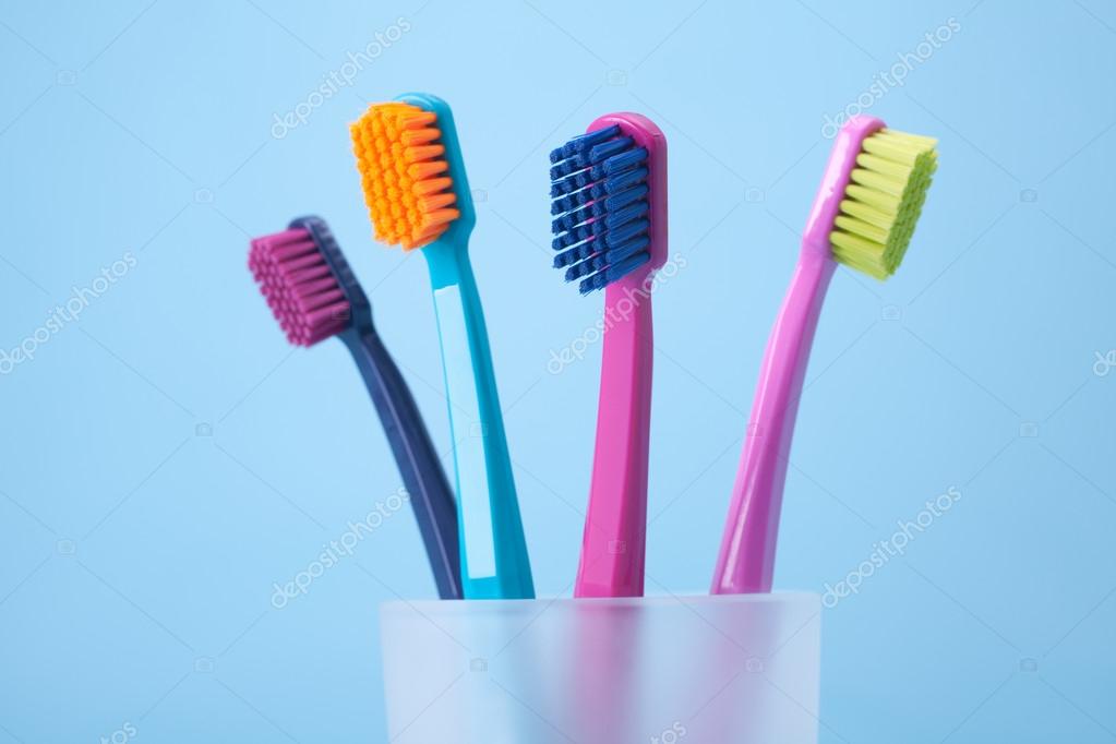 Dental hygiene - toothbrushes Stock Photo by ©Jirsak 16297637